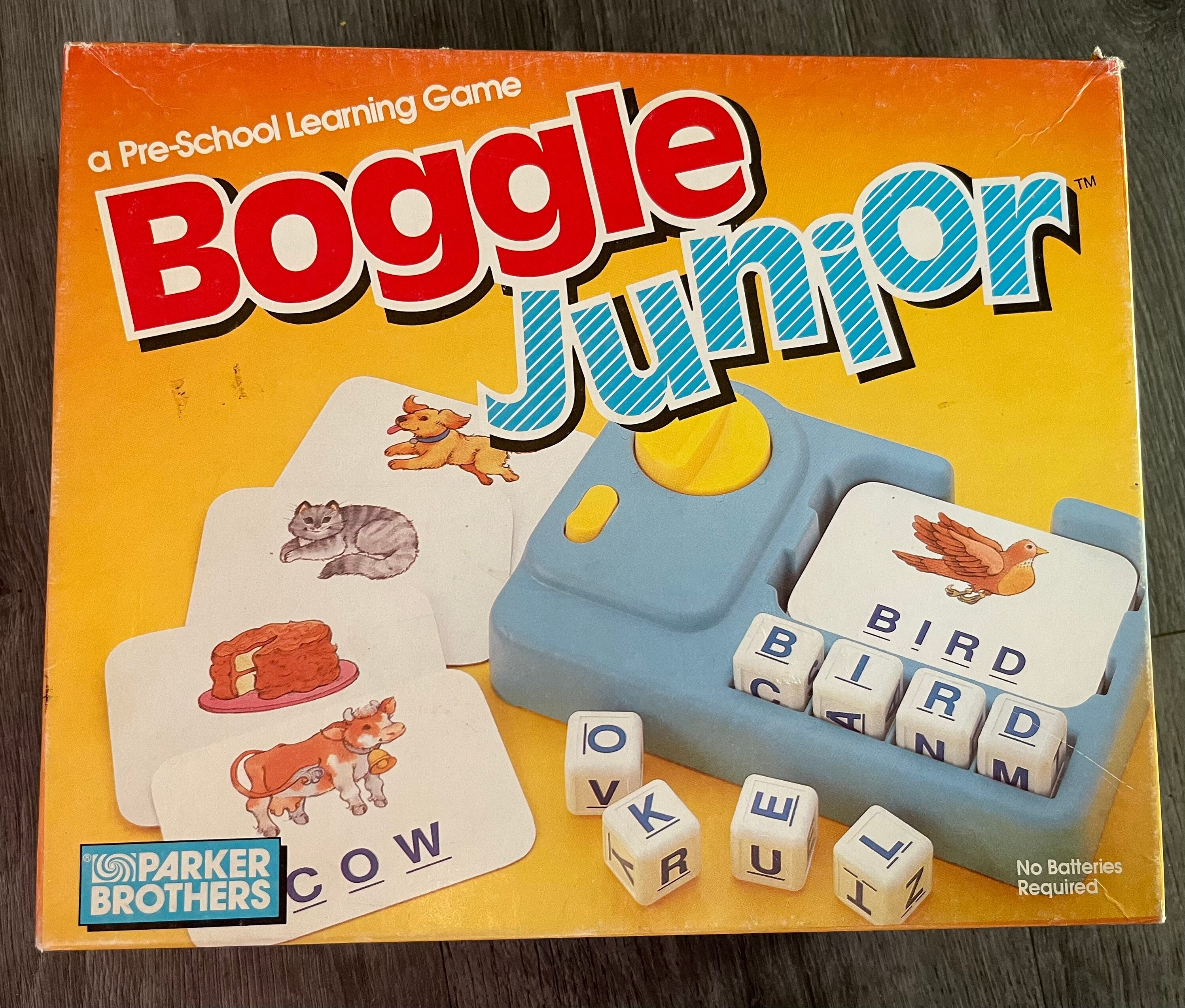 Vintage/ 1988/ Boggle/ Junior/ A Pre School Learning Game/ - Etsy