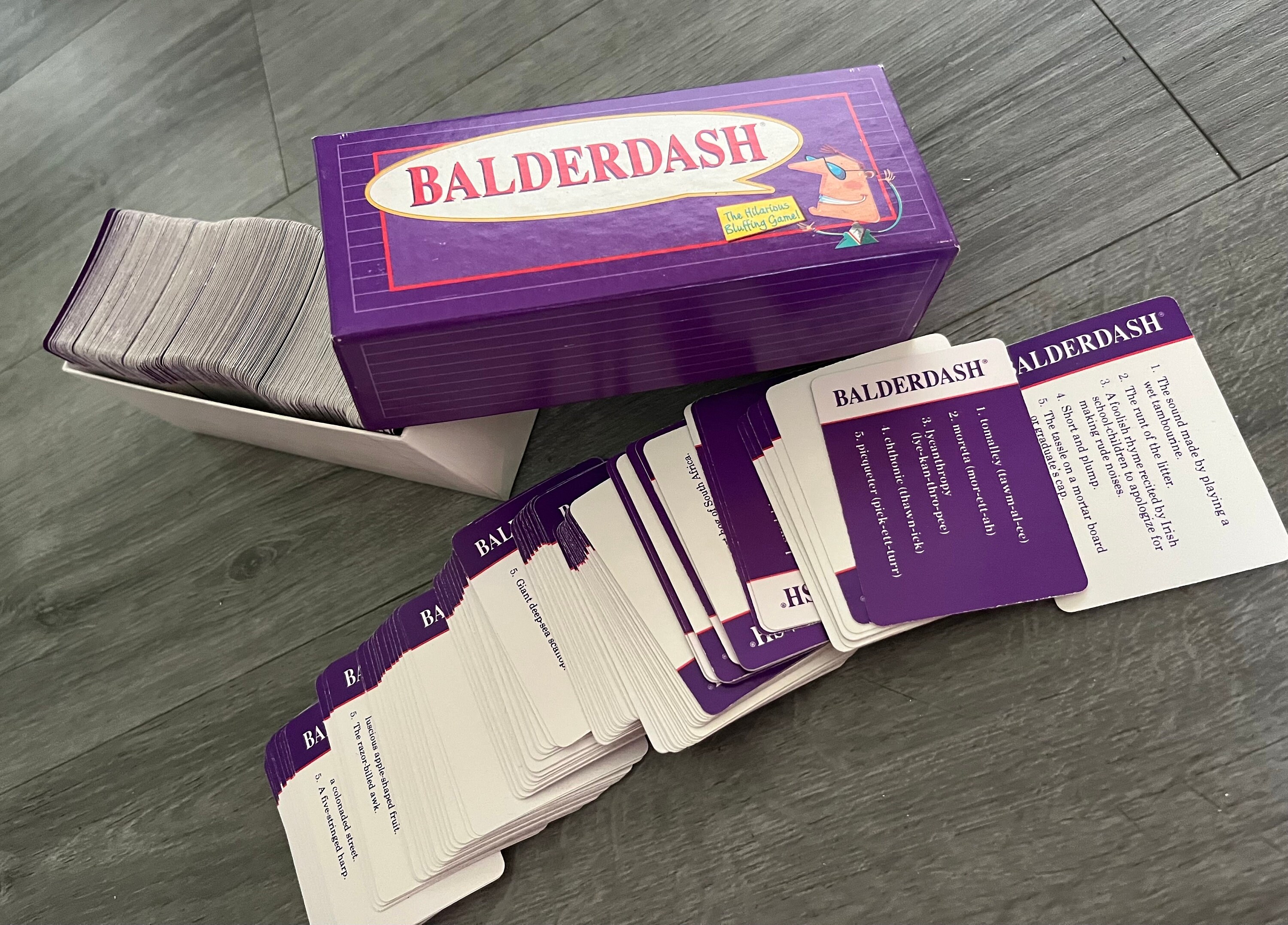 Vintage/ 1995/ Balderdash/ Hilarious/ Buffing/ Game/ No 250/ Gameworks ...
