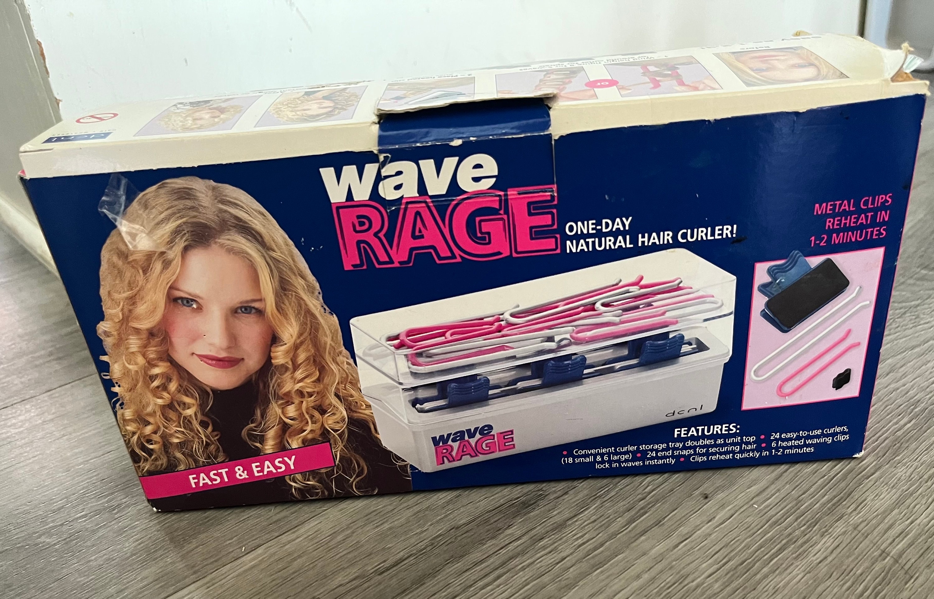 2000/ Wave Rage/ One Day Natural/ Hair Curler/ S Waves/ Spiral Curls ...