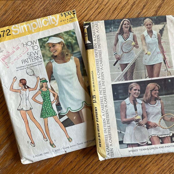 Tennis Dress Sewing Pattern - Etsy