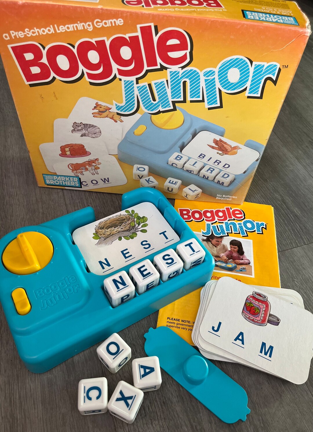 Vintage/ 1988/ Boggle/ Junior/ A Pre School Learning Game/ - Etsy