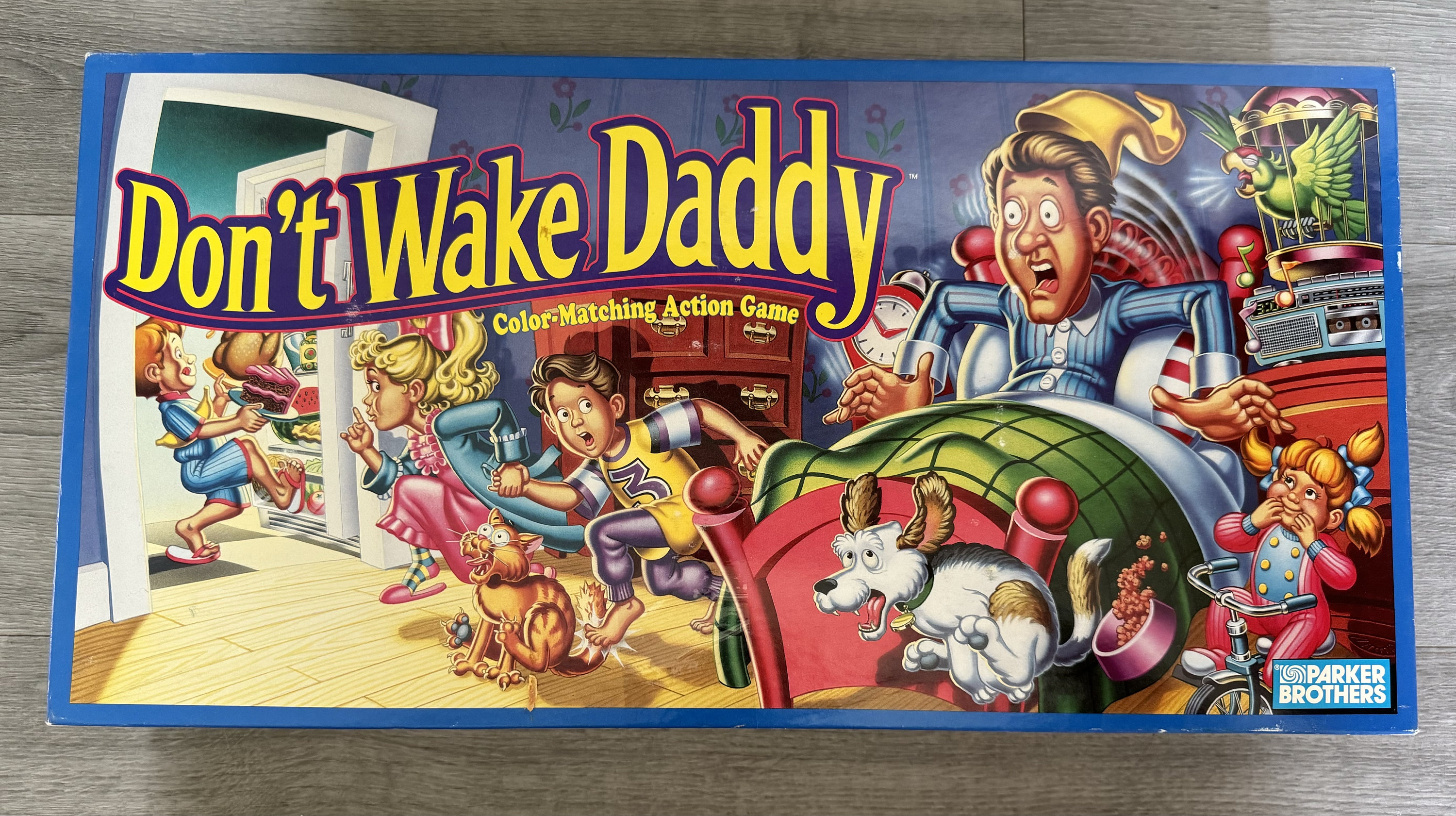 Vintage/ 1992/ Dont Wake Daddy/ Color Matching Action Game/ Parker ...