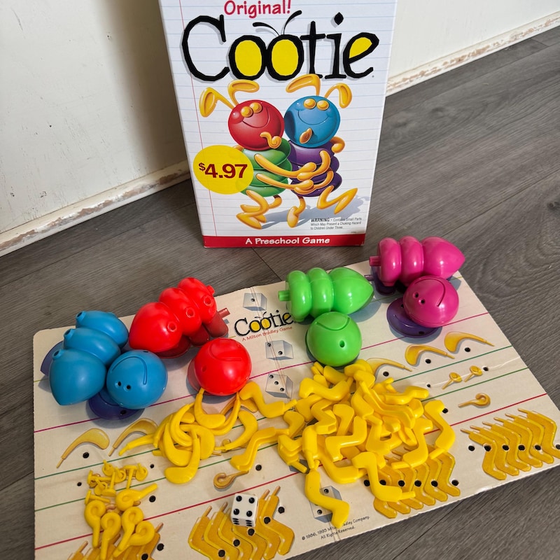 Vintage Cootie Game - Etsy