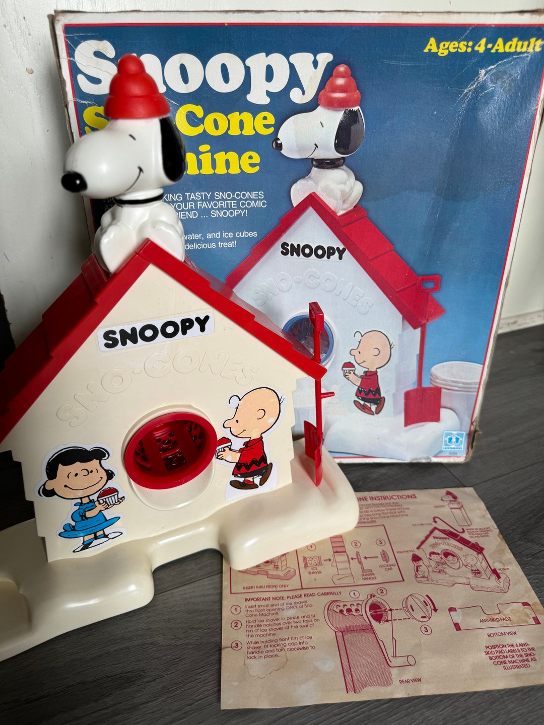 Vintage/ 1979/ Snoopy/ Sno Cone Machine/ Good Condition - Etsy
