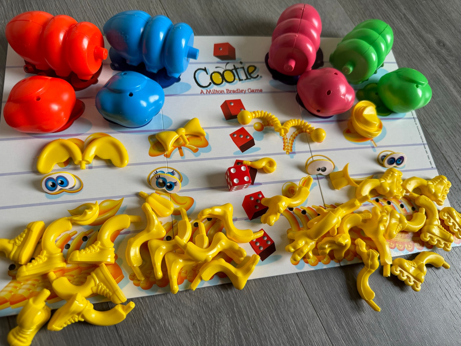 Vintage/ 1999/ Cootie/ Cootie Games/ Milton Bradley/ Complete/ Good Condition - Etsy