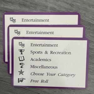 Vintage/ 1992/ Tribond/ Board Game/ Clue Set Cards/ Volume 1/ Complete ...