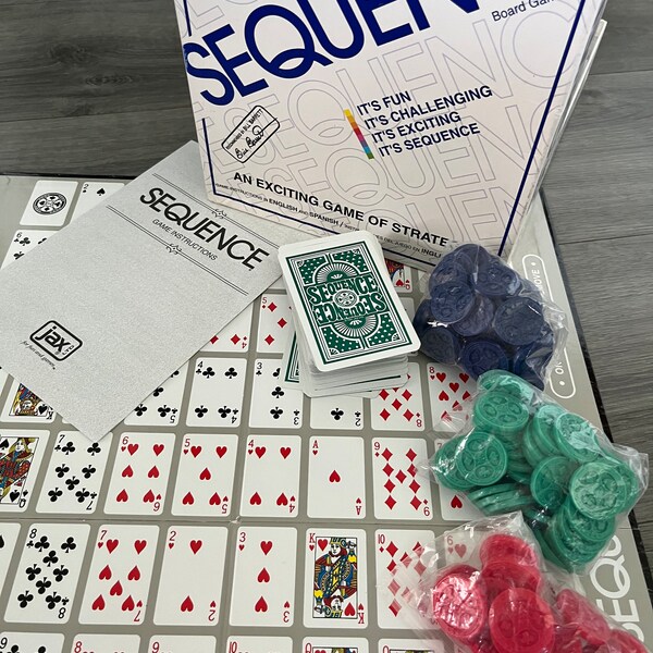 Sequence Board Game - Etsy