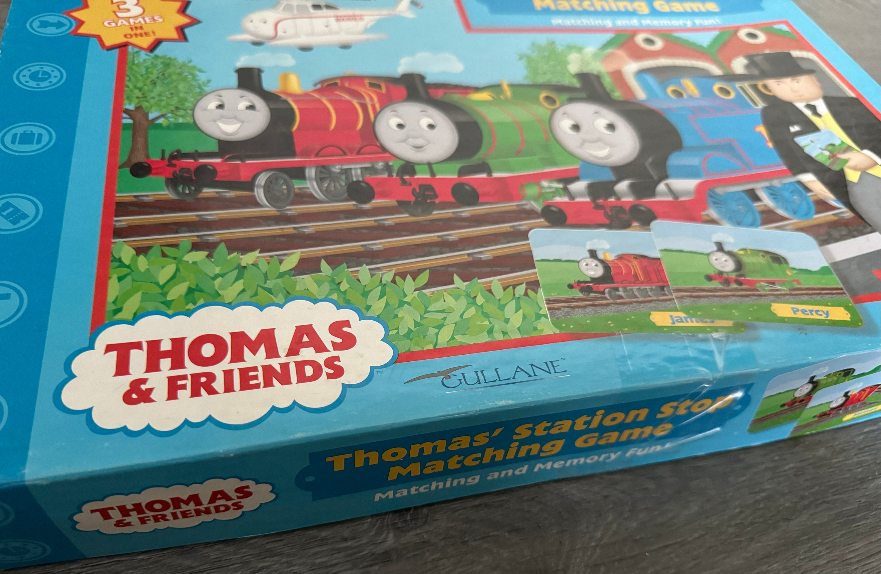 Vintage/ 2002/ Thomas & Friends/ Matching Game/ Thomas Station Stop/ 3 ...