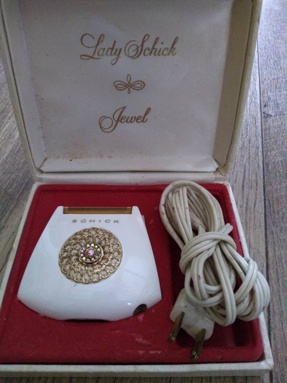 Vintage/ 1960's/ Lady Schick/ Crown Jewel/ Electric Shaver Razor ...