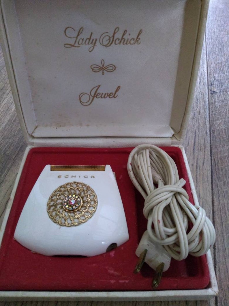 Vintage/ 1960's/ Lady Schick/ Crown Jewel/ Electric Shaver Razor ...