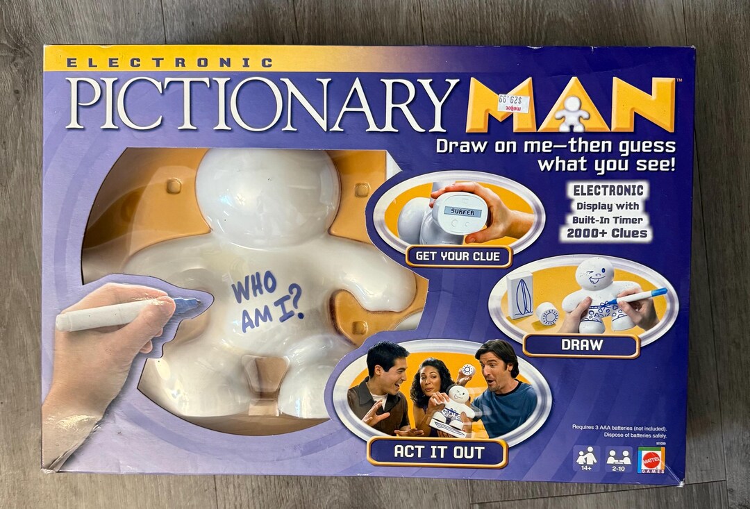 New Old Stock/ 2008/ Pictionary Man/ Electronic Pictonary/ Mattel - Etsy
