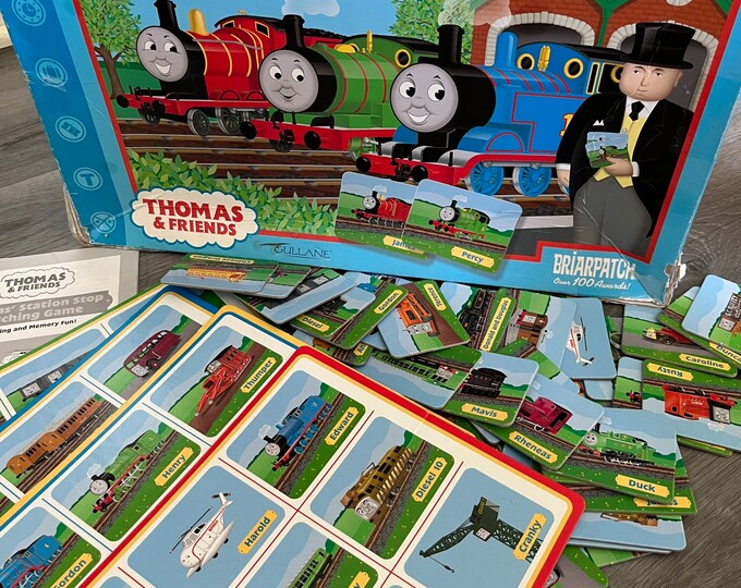 Vintage/ 2002/ Thomas & Friends/ Matching Game/ Thomas Station Stop/ 3 ...
