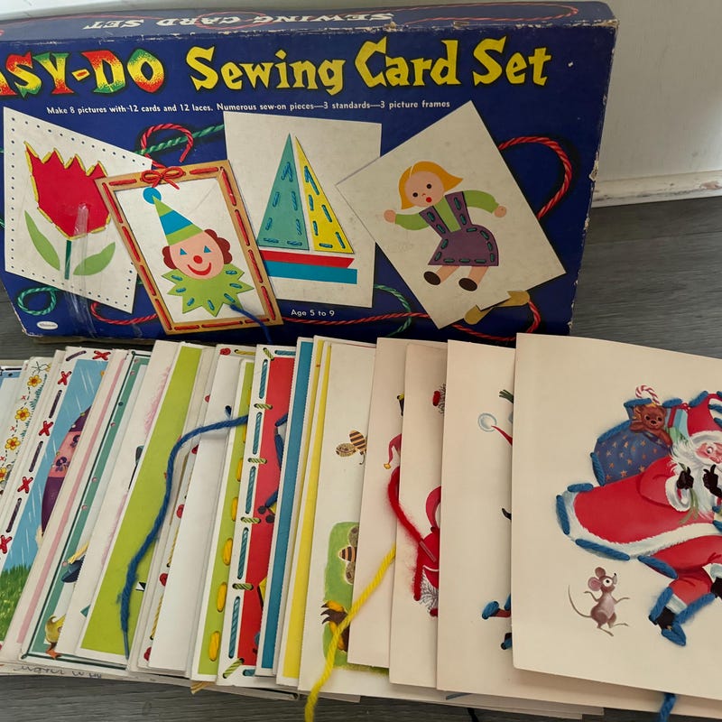 Whitman Sewing Cards - Etsy