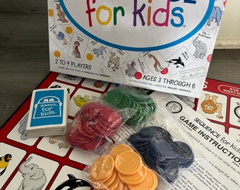 Vintage/ 1995/ Sequence/ Board Game/ Strategy/ Complete/ Good Condition - Etsy