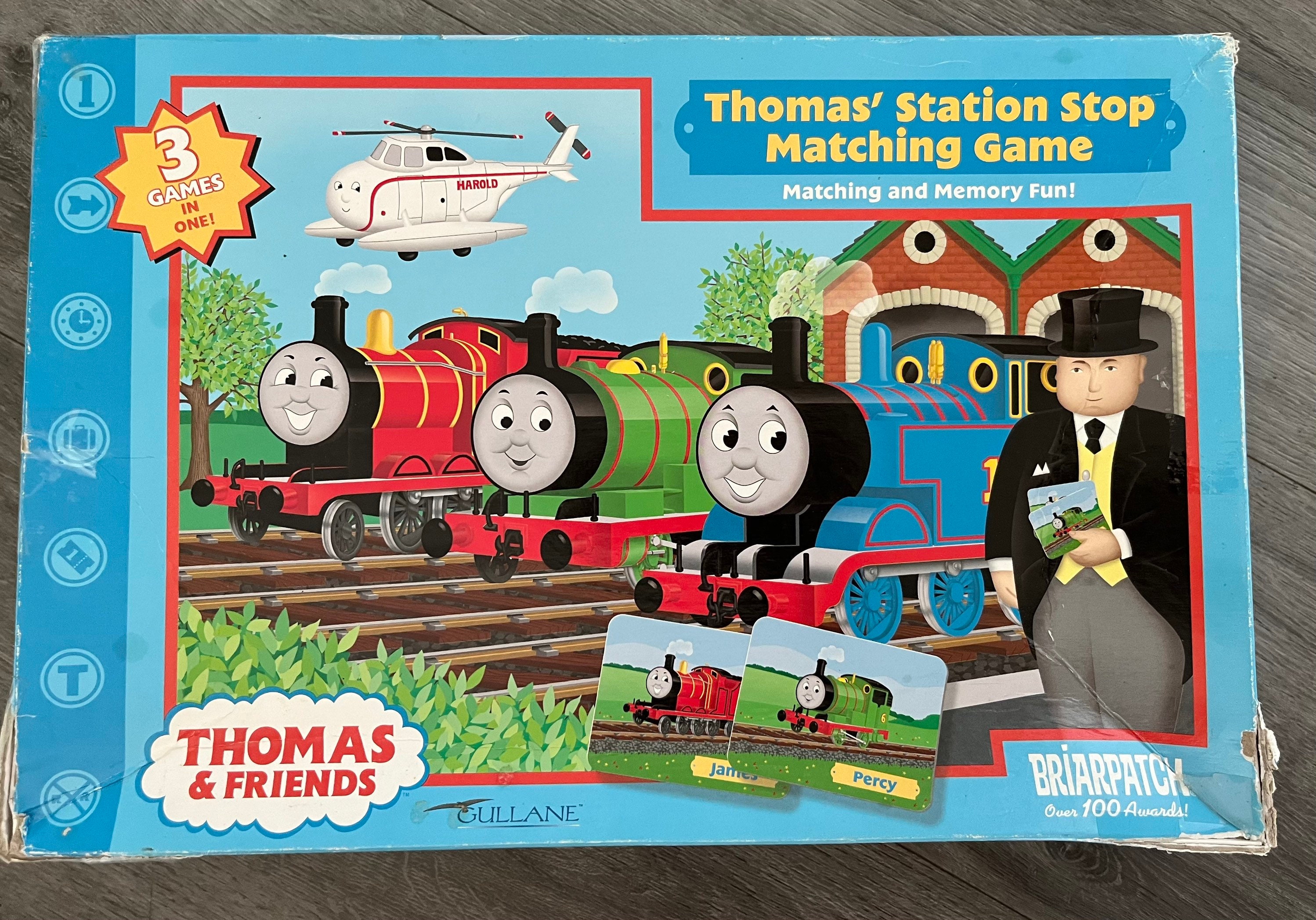Vintage/ 2002/ Thomas & Friends/ Matching Game/ Thomas Station Stop/ 3 ...