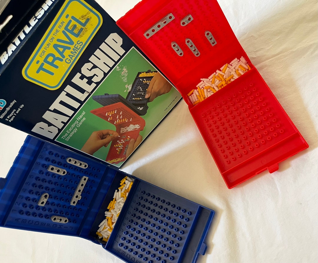 Vintage/ 1989/ Travel/ Battleship/ Navy Strategy Game/ Milton Bradley ...