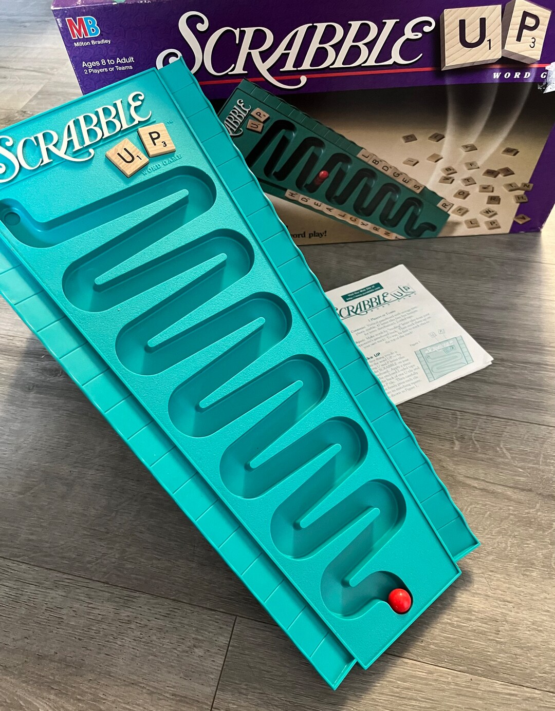 Vintage/ 1996/ Scrabble Up/ Vertical/ Word Game/ Milton Bradley Made in ...