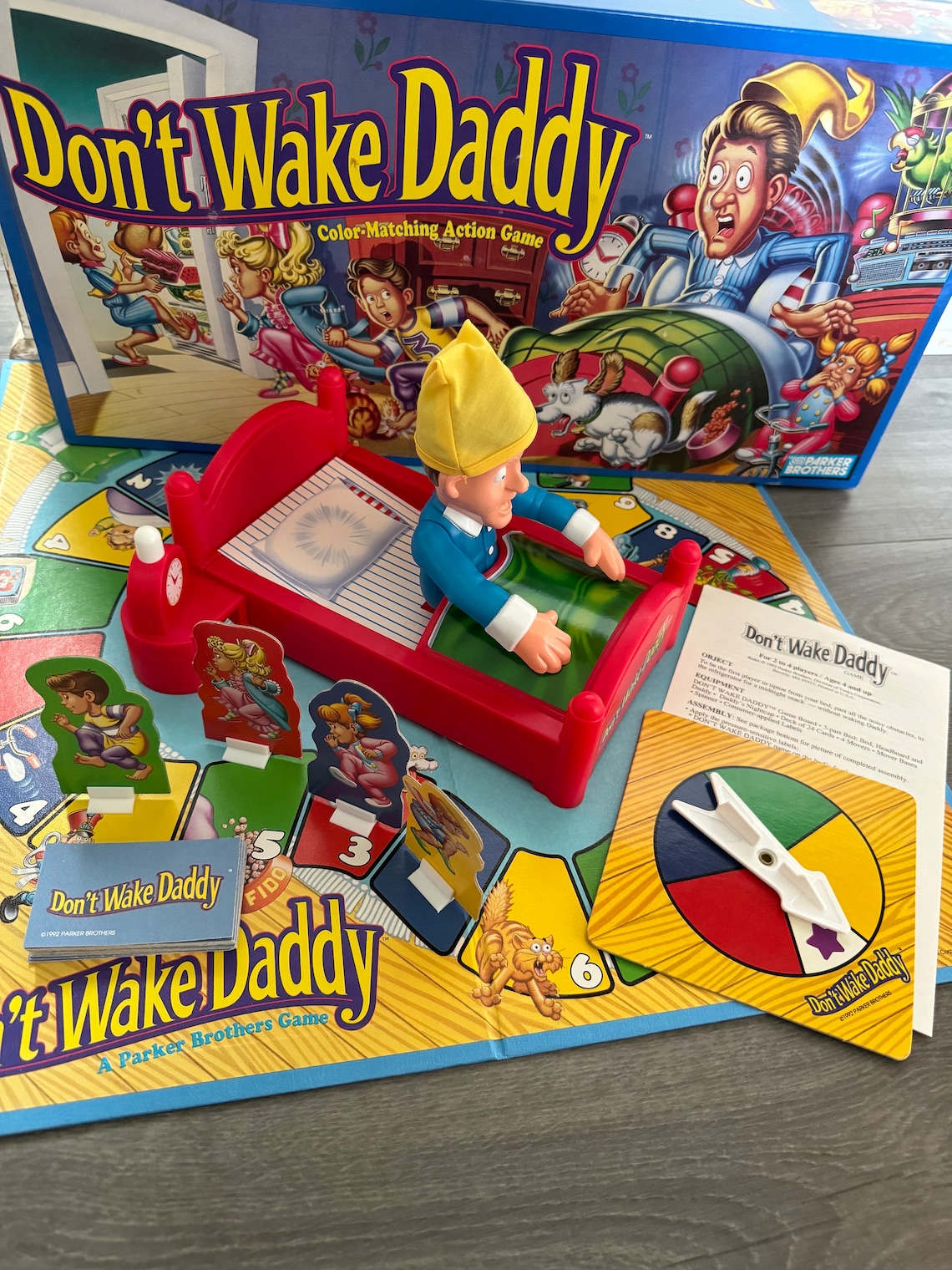 Vintage/ 1992/ Dont Wake Daddy/ Color Matching Action Game/ Parker ...