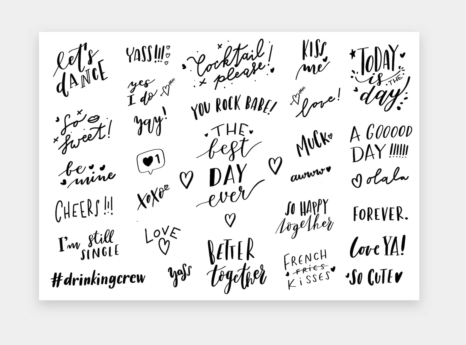 Custom Temporary Wedding Tattoos A5 / Fun Personalized Wedding Tattoos ...