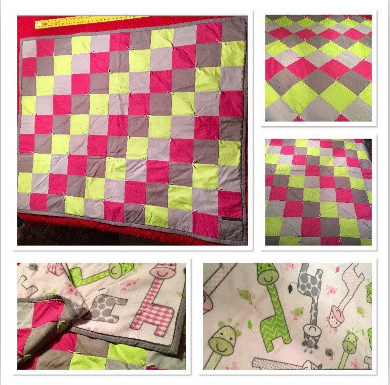 Handmade Quilt Blankets for Young Child or Toddlers - Etsy