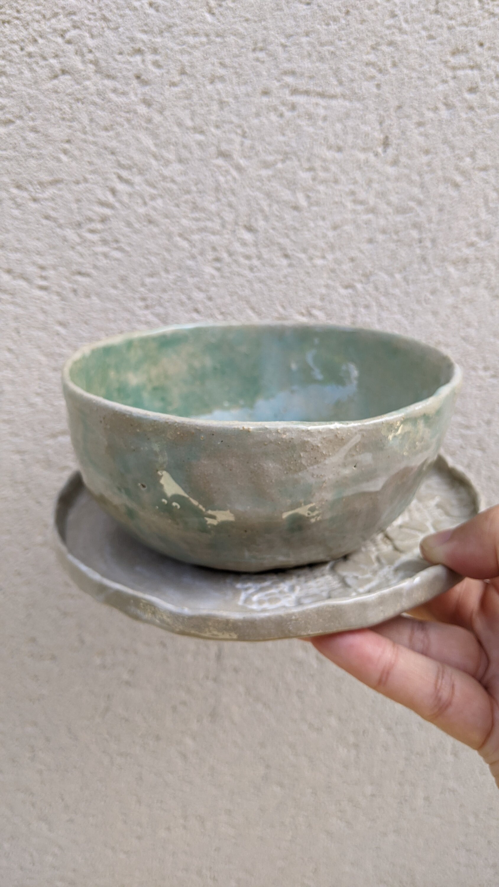 Ceramic Bowl & Plate Set - Etsy