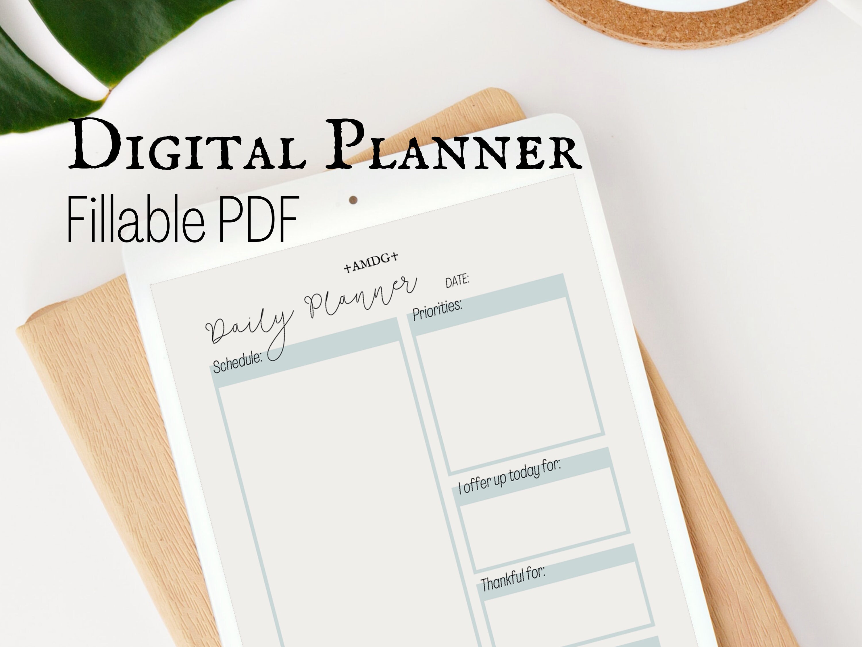 Catholic Printable Planner Inserts Digital Download PDF Weekly, Daily ...