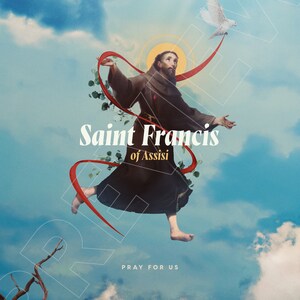 Saint Francis 18x24 Poster | Saint Francis of Assisi | Catholic Saints ...