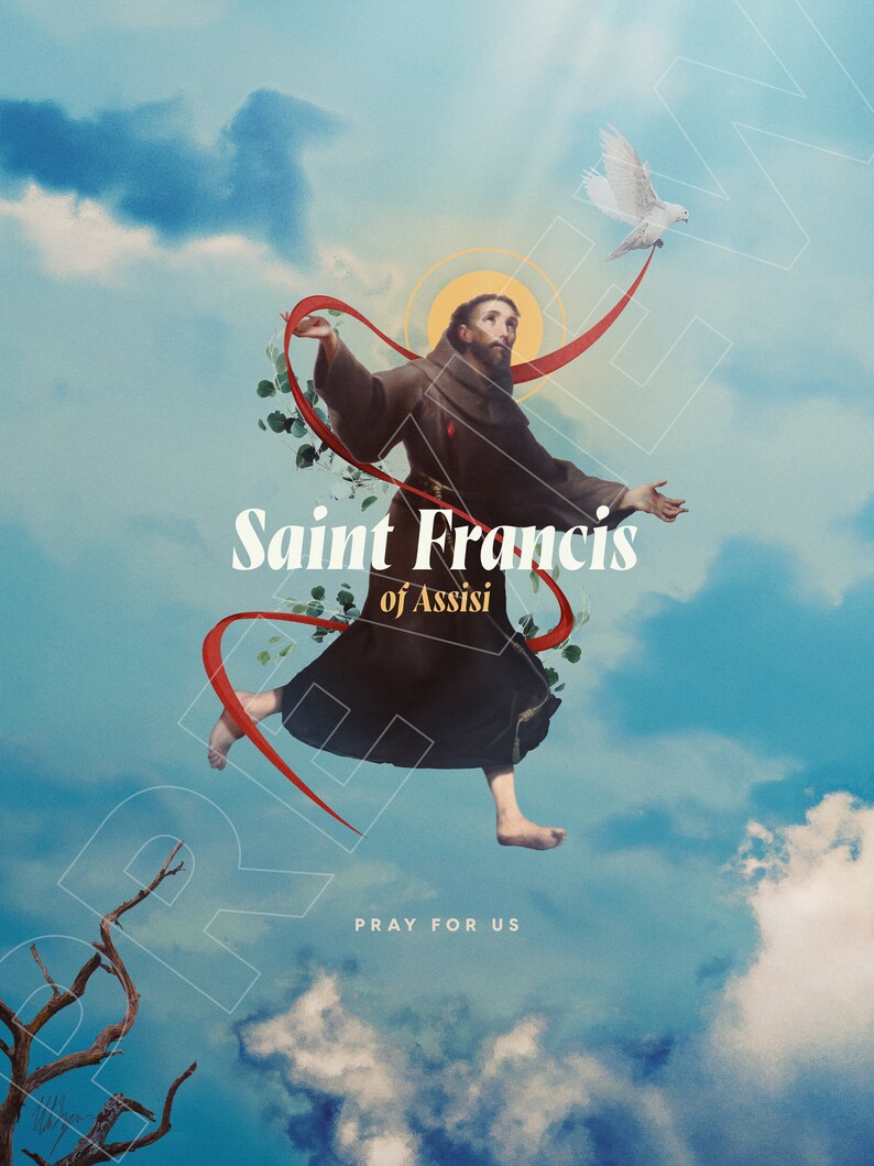 Saint Francis 18x24 Poster | Saint Francis of Assisi | Catholic Saints ...