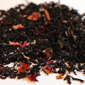 Raspberry Black Tea and White Tea / Loose Leaf Tea / Fruit Tea ...