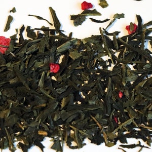 Raspberry Infusion Green Tea / Loose Leaf Tea / Green Tea / | Etsy