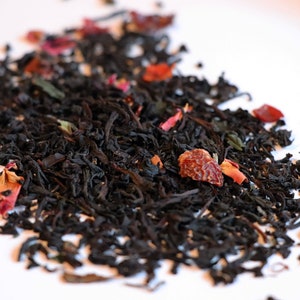 Raspberry Black Tea and White Tea / Loose Leaf Tea / Fruit Tea ...