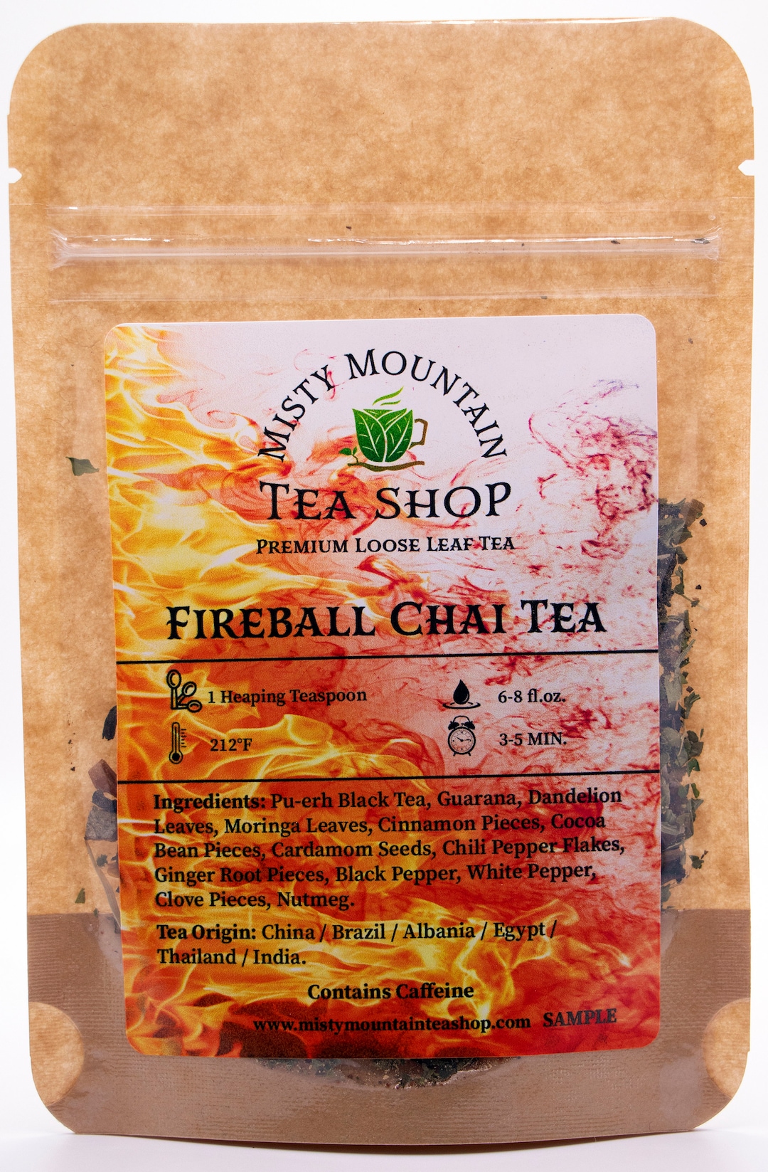 Fireball Chai Tea / Spicy Chai / Loose Leaf Tea / Tea Gift / Spicy Tea ...