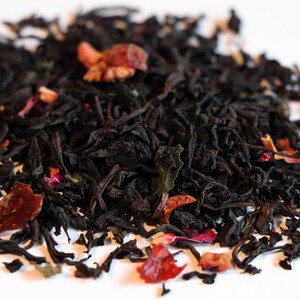 Raspberry Black Tea and White Tea / Loose Leaf Tea / Fruit Tea ...
