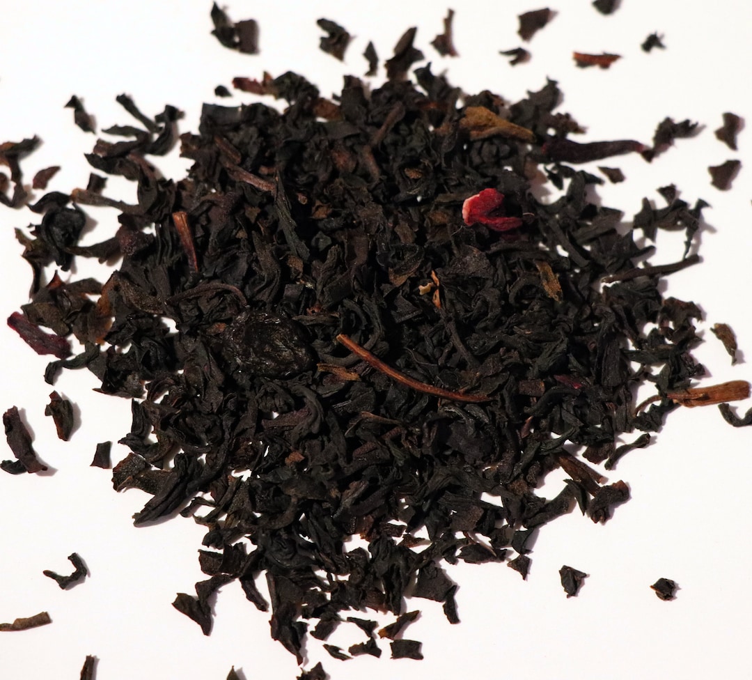 Wild Blueberry Black Tea (organically Sourced) / Loose Leaf Tea / Fruit ...