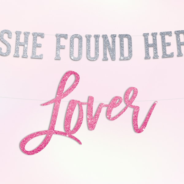 She Found Her Lover Banner - Etsy