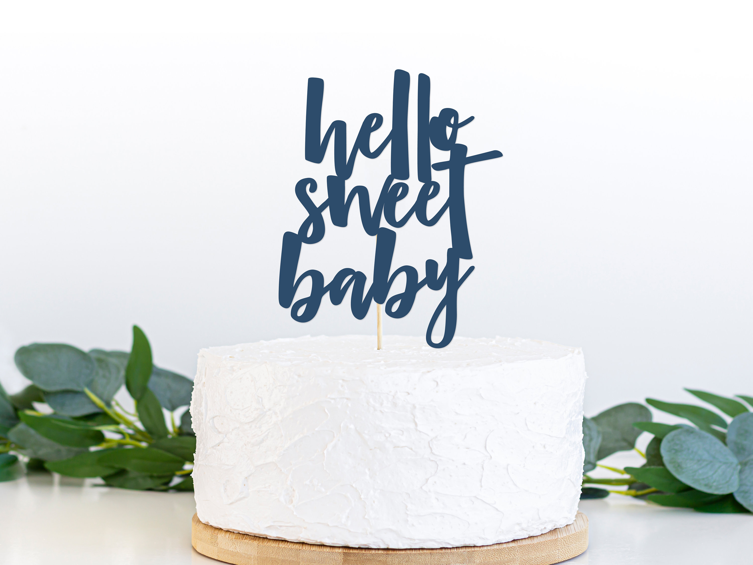 Hello Sweet Baby Cake Topper Boho Baby Shower Cake Topper - Etsy