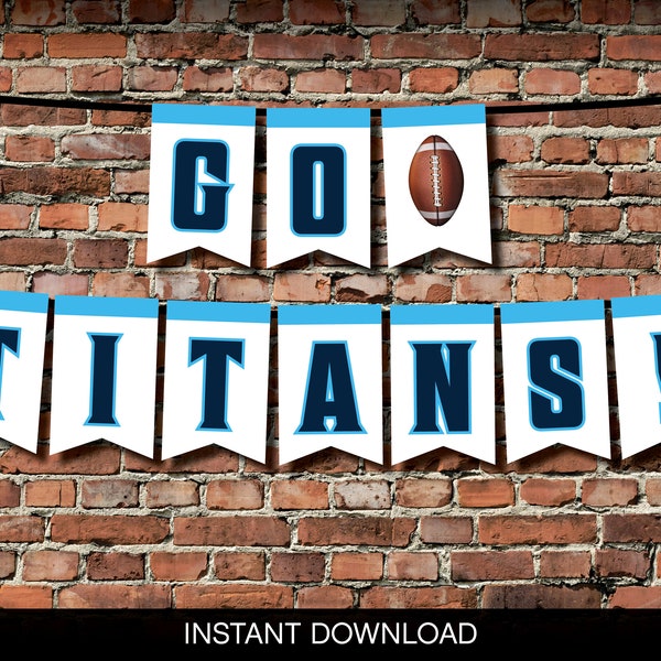 Titans Banner - Etsy