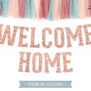 Welcome Home Banner Kit With String & Command Hooks - Customization ...