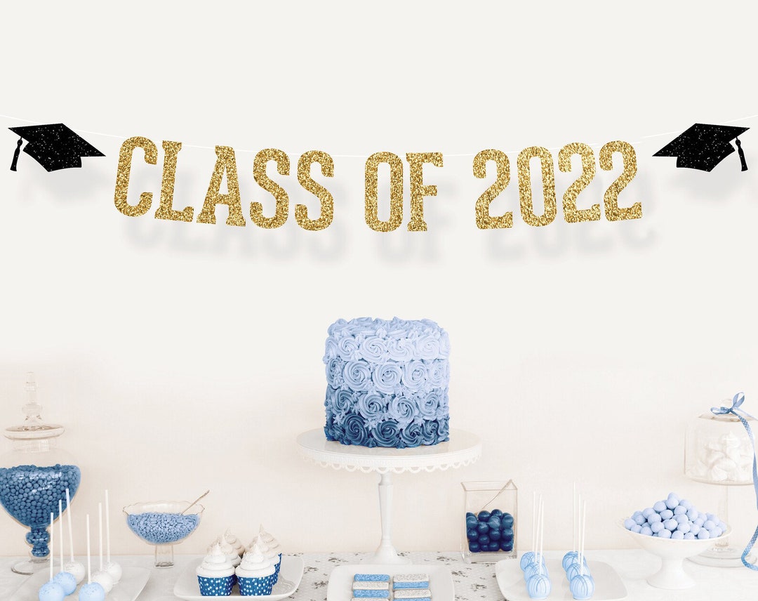 Class of 2022 Banner Kit With String - Graduation Accomplishment Decor ...