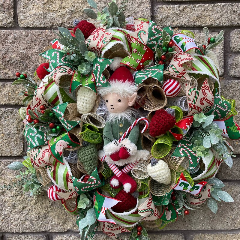 Elf Wreath - Etsy