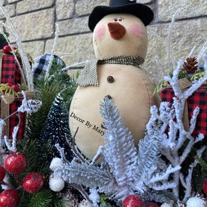 Snowman Center Piece, Snowmen Center Piece, Christmas Snowmen ...