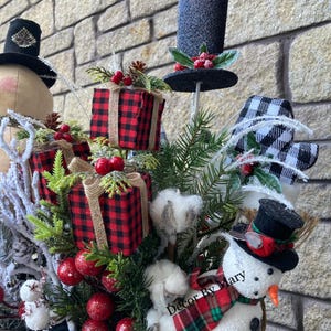 Snowman Center Piece, Snowmen Center Piece, Christmas Snowmen ...