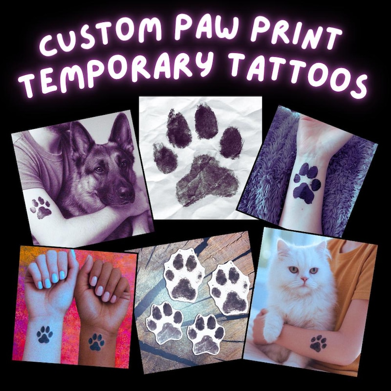 Custom Cat Tattoo - Etsy UK