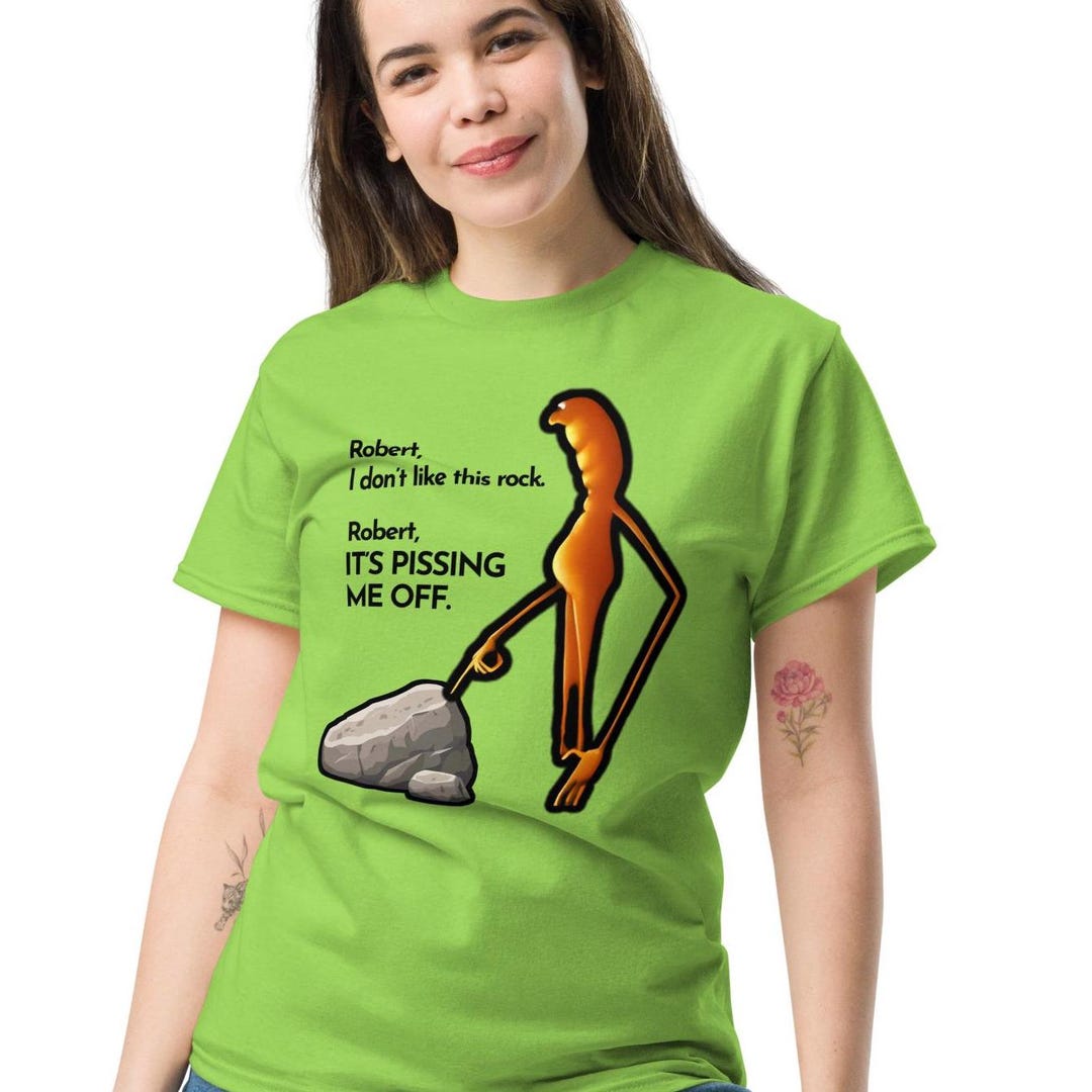Marcus the Worm “this Rock is Pissing Me Off” Meme Tee | Surreal VR ...