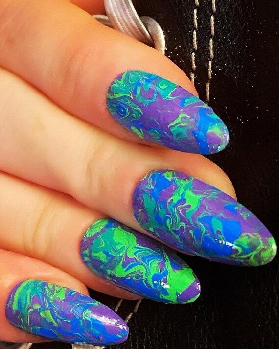 Animorphs yeerk Pool 90s Sci-fi Tie-dye Neon Blue Teal | Etsy