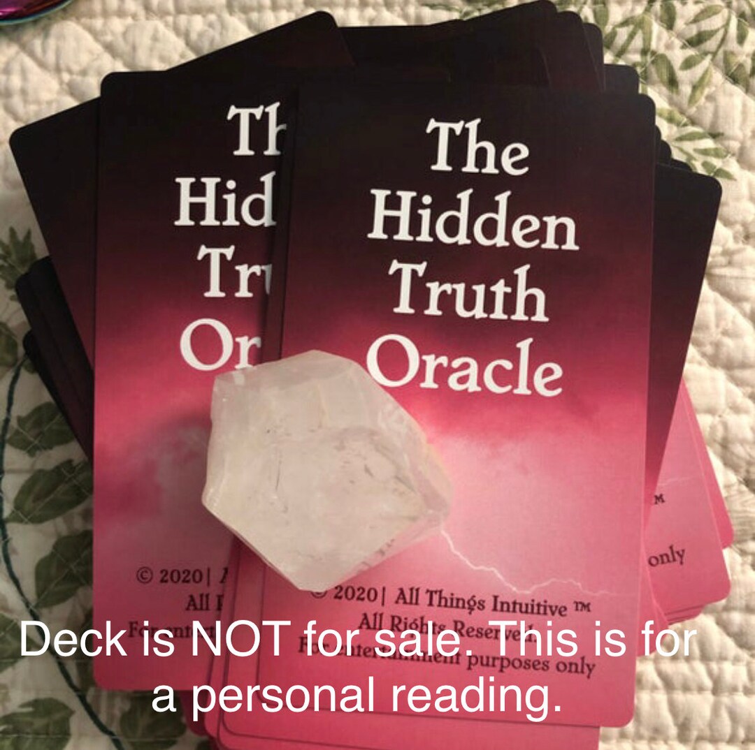 Buy Deck NOT FOR SALE the Hidden Truth Oracle Reading cards By: All ...