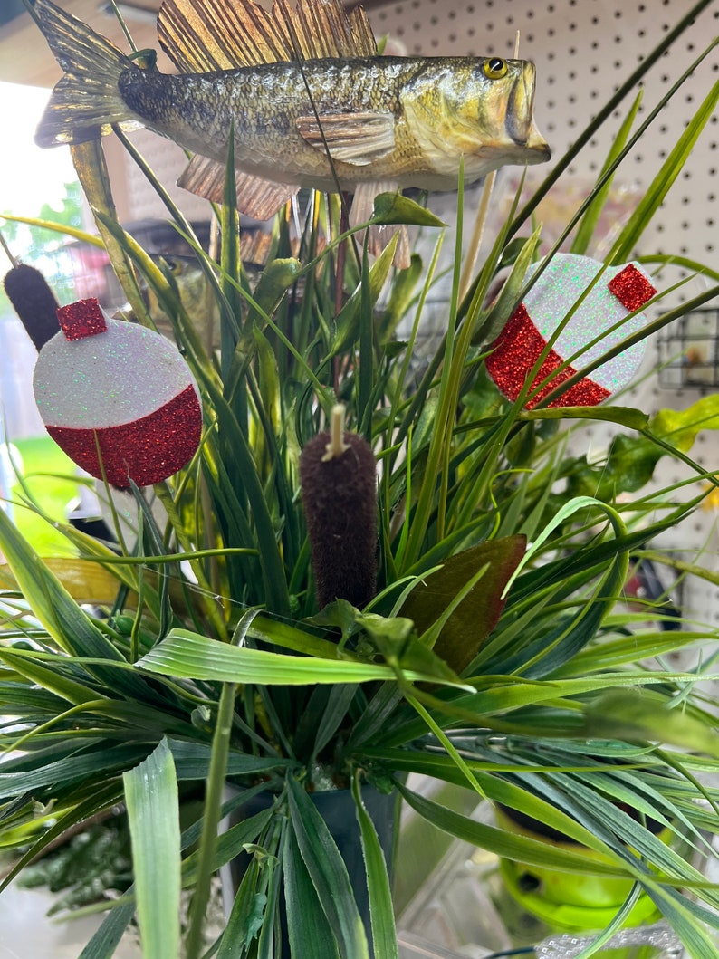 Fishing Cemetery Flower - Etsy