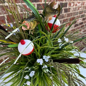 Fishing Cemetery Flower - Etsy