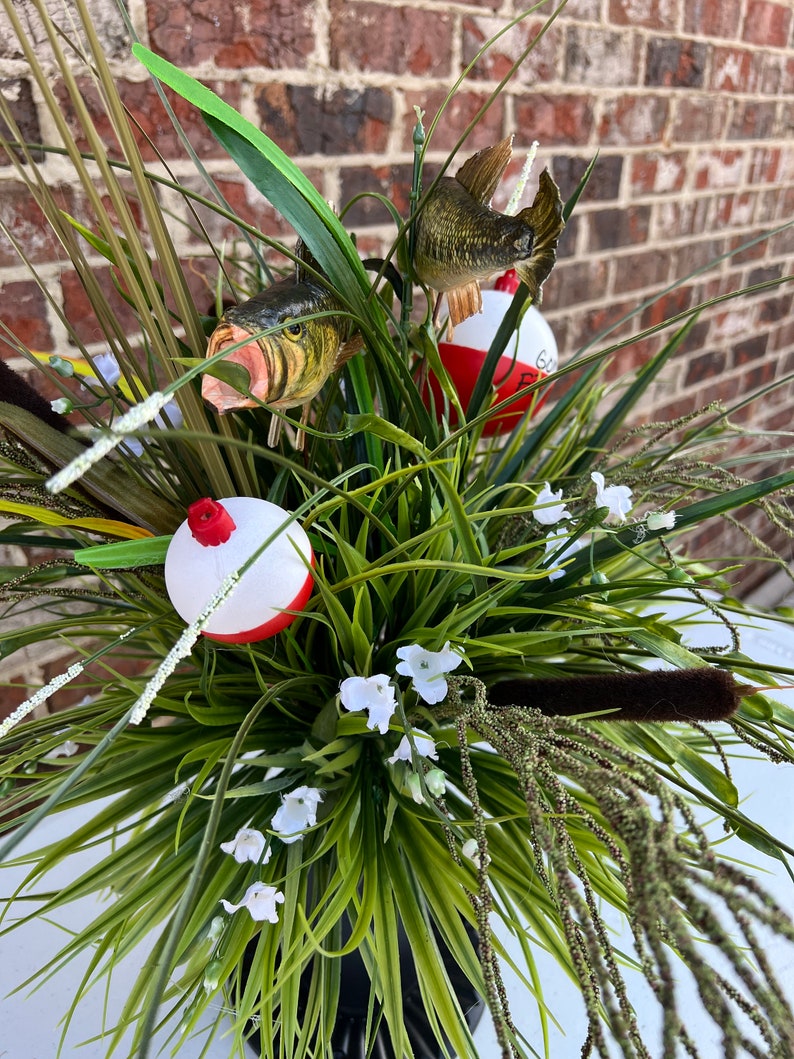 Fishing Cemetery Flower - Etsy