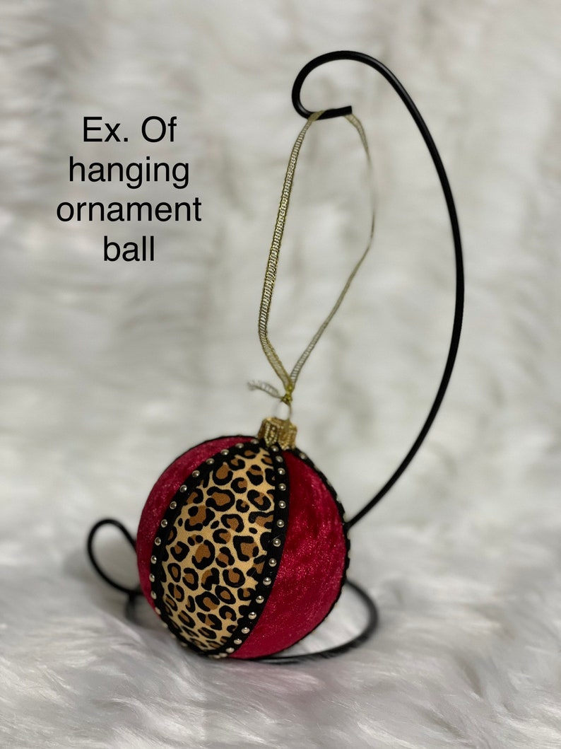 Red Velvet and Cheetah/leopard Print Fabric Decorative Balls | Etsy